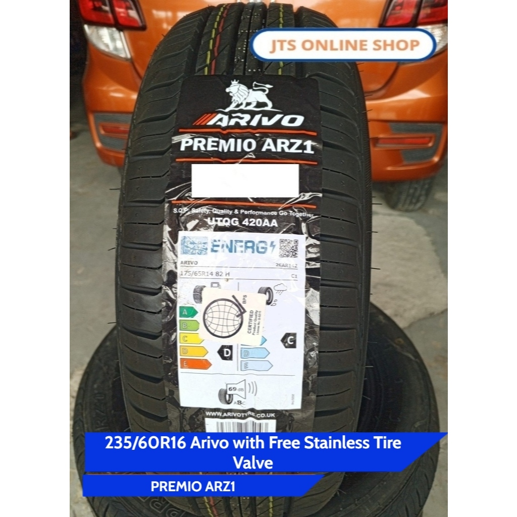 235/60R16 Arivo Premio ARZ1 with Free Stainless Tire Valve (PRE-ORDER) | Shopee Philippines