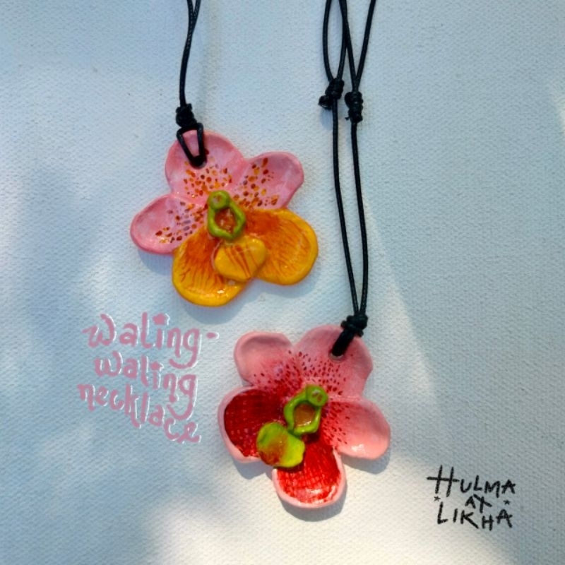 handmade waling-waling adjustable necklace by Hulma At Likha (pls read ...