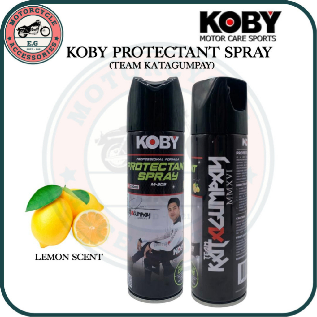 E.G KOBY x TEAM KATAGUMPAY PROTECTANT SPRAY 250ML LEMON SCENT | Shopee ...