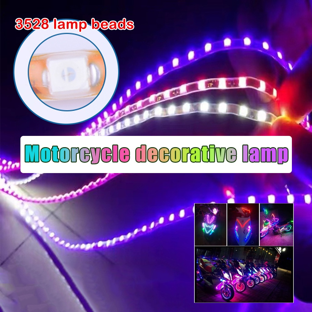 Motor Car Led Light Strip Tape Light Ribbon Rider Waterproof Flexible ...