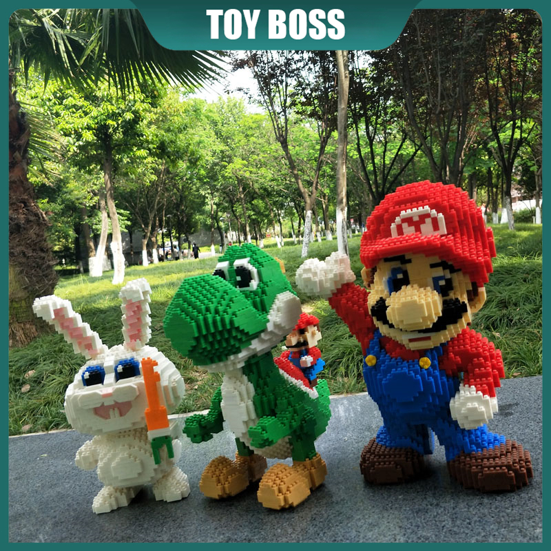 7200pcs Big Super Mario Building Block Model Small Particle Bricks Toy ...