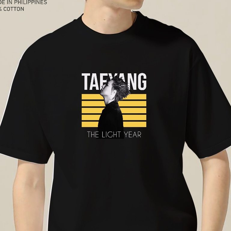 Taeyang Sol Inspired Fan T-Shirt K-Pop Tees Cotton Unisex Plus Size ...