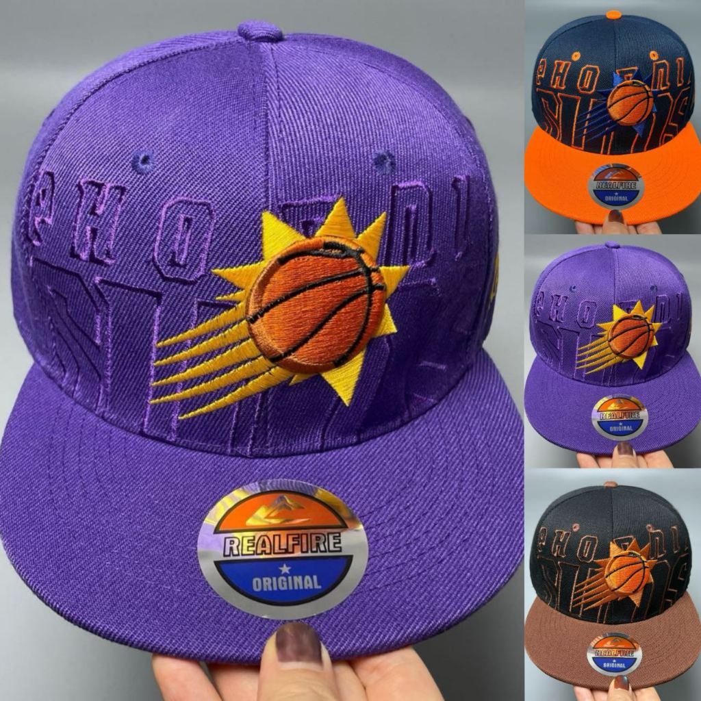 REALFIRE Inspired By Suns NBA Baseball Cap Dadhat Adjustable Snapback ...