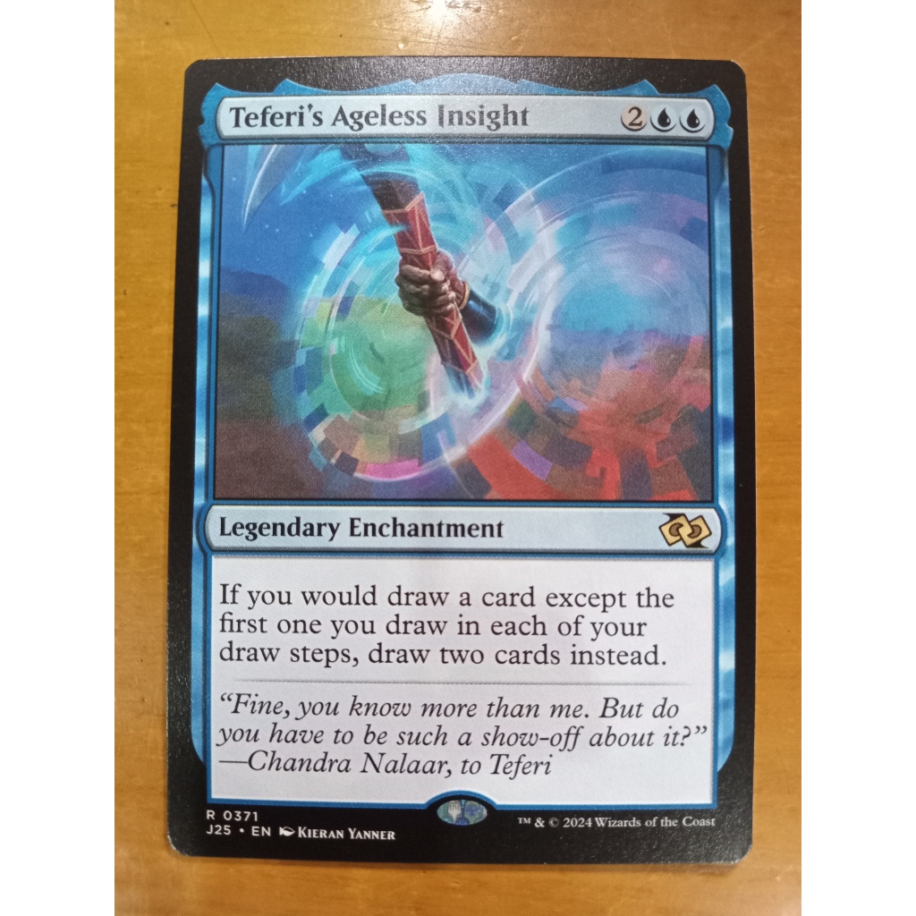 MTG Teferi's Ageless Insight Rare J25 Foundations Jumpstart Magic the ...