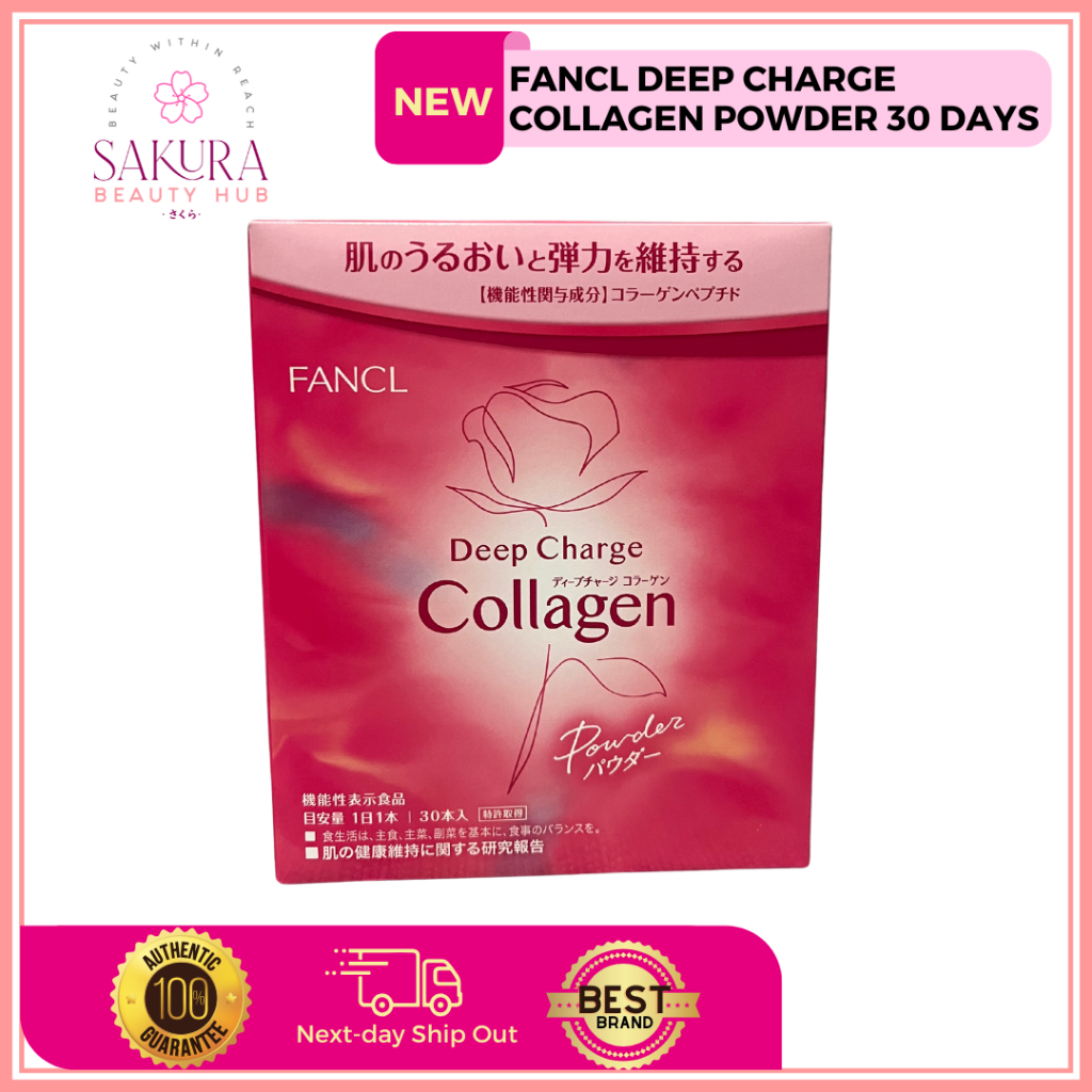 FANCL Deep Charge Collagen Powder 30 sachets | Shopee Philippines