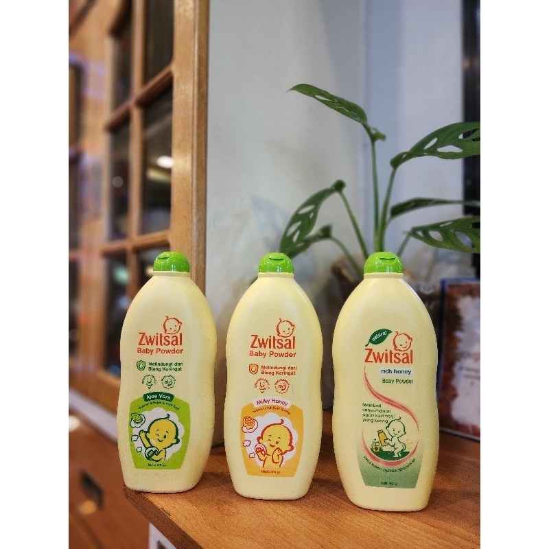 ZWITSAL NATURAL ALOE VERA & MILK HONEY BABY POWDER 300GMS | Shopee ...