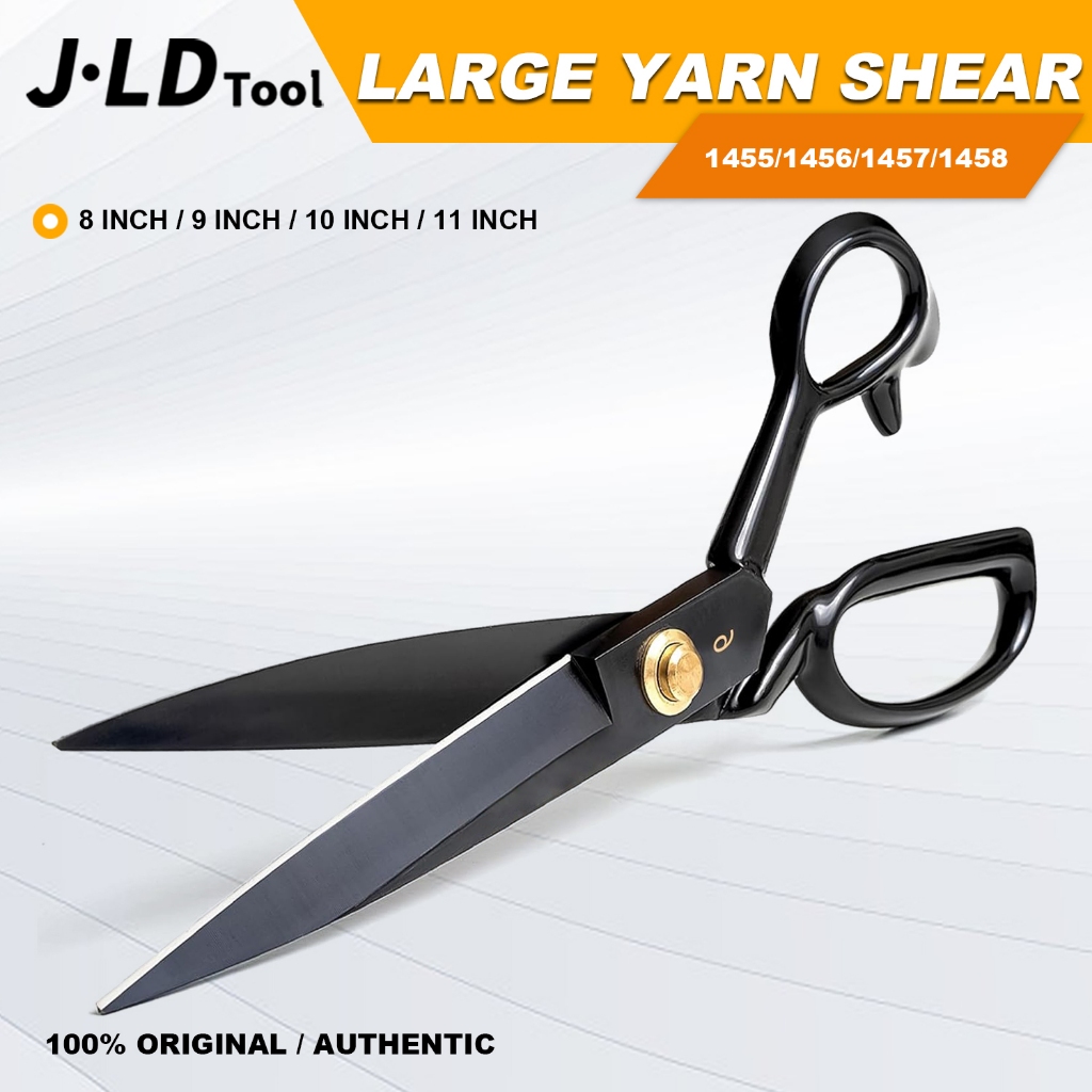 JLD Tailoring Scissors 8inch-11inch Steel Scissors Black gunting ...