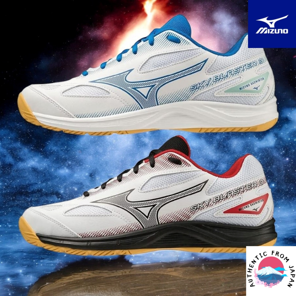 Mizuno Badminton Shoes Sky Blaster 3 White/Black/Red 23.5 cm 3EMizuno ...