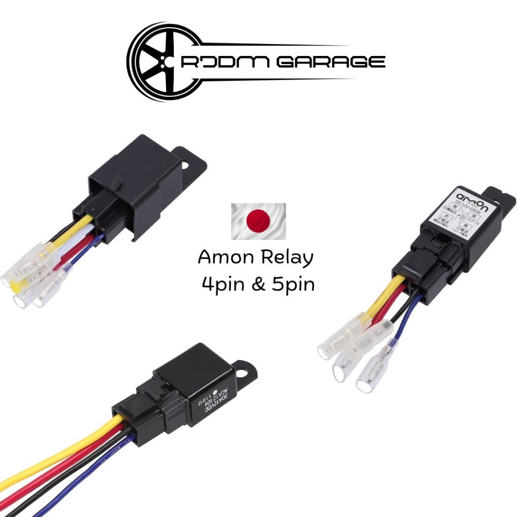 Horn Relay, Light Relay 4 & 5 pin wires , 20A and 30A ( Japan ...