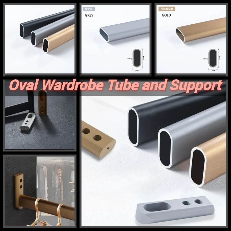 WARDROBE CLOTHES HANGER TUBE 3 METERS LONG (TUBE ONLY) | Shopee Philippines