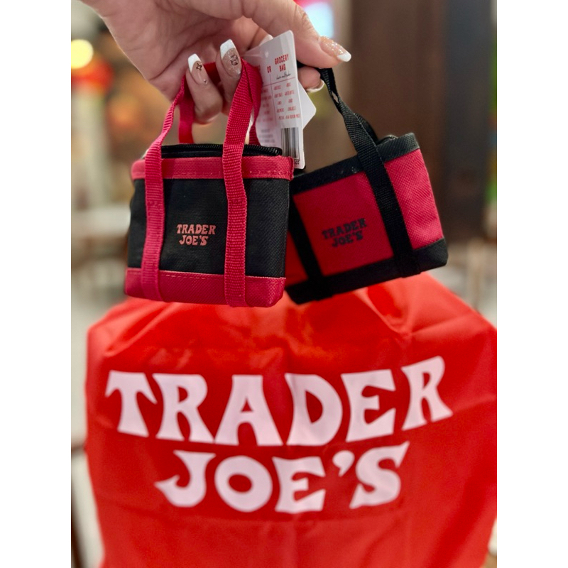 Trader Joes MICRO TOTE WITH GROCERY BAG (folded inside) | Shopee ...