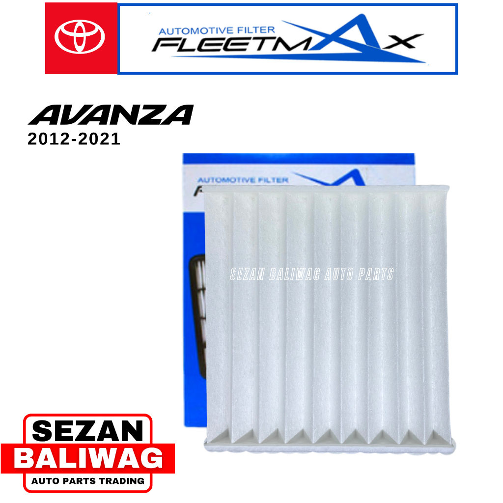 FLEETMAX CABIN FILTER AIRCON FILTER TOYOTA AVANZA 2012-2021 FCS 9527 ...