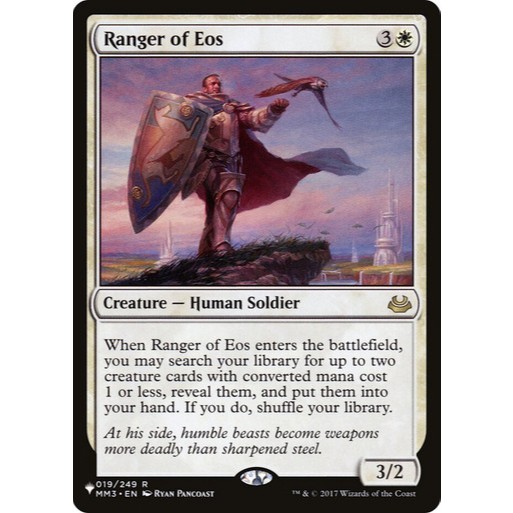 Ranger of Eos MTG - The List (Regular) | Shopee Philippines