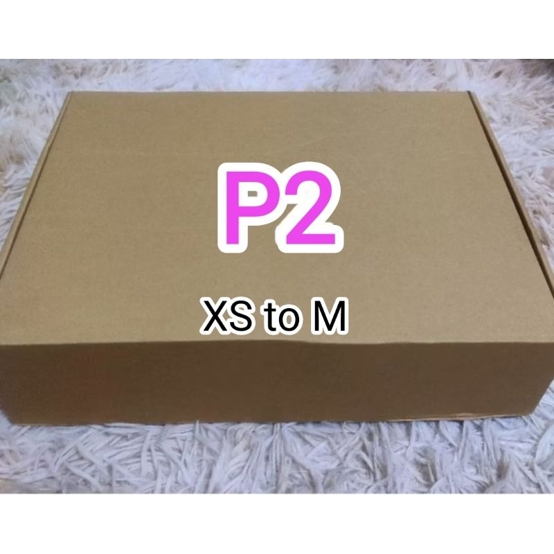 Plain Box 2 with Sticker Name label | XS to L (TP Welcome) | Shopee ...