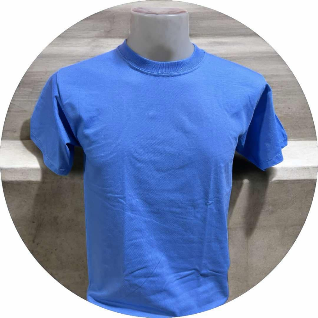 LIGHT BLUE Color Plain Shirt (UNISEX STANDARD SIZE) | Shopee Philippines