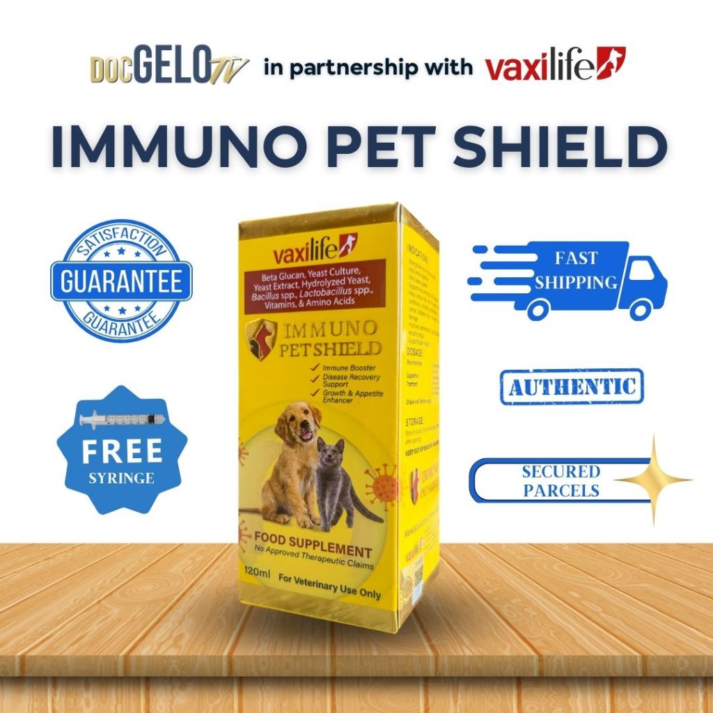IMMUNO PET SHIELD (Immune System Booster for dogs and cats) 120ml ...