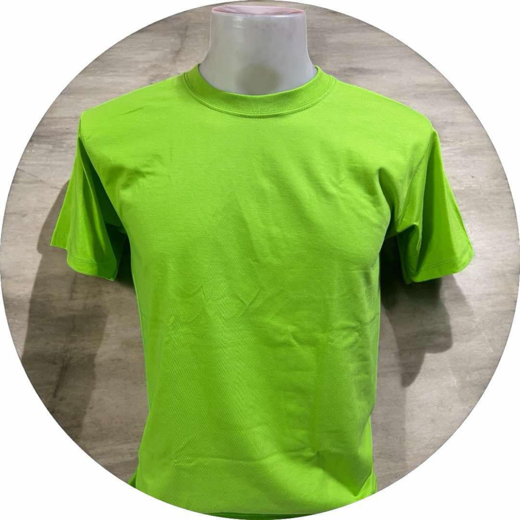 APPLE GREEN Color Plain Shirt (UNISEX STANDARD SIZE) | Shopee Philippines