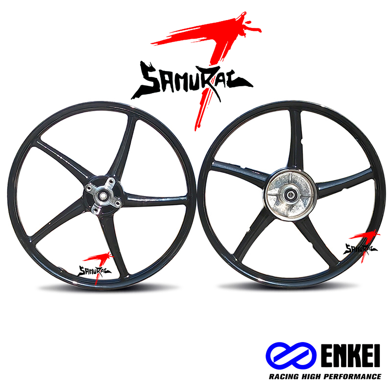 Enkei Mags 5 Spoke 522 Mags For Honda Wave 110 RS125 Fi XRM 125 1.4x1 ...