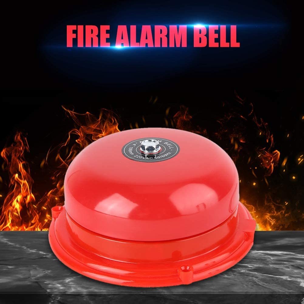 4Inch Fire Alarm Bell Emergency Evacuation Security Alarm Bell High Db ...