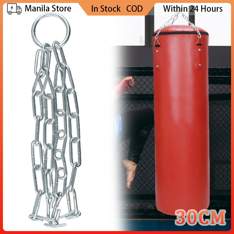 Boxing Punch Bag Chains 30CM Metal Training Wall Mount Hanging Chain ...
