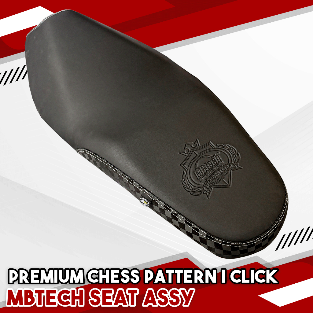 MBTECH SEAT ASSY PREMIUM CHESS PATTERN FOR CLICK/M3/MIO | Shopee ...