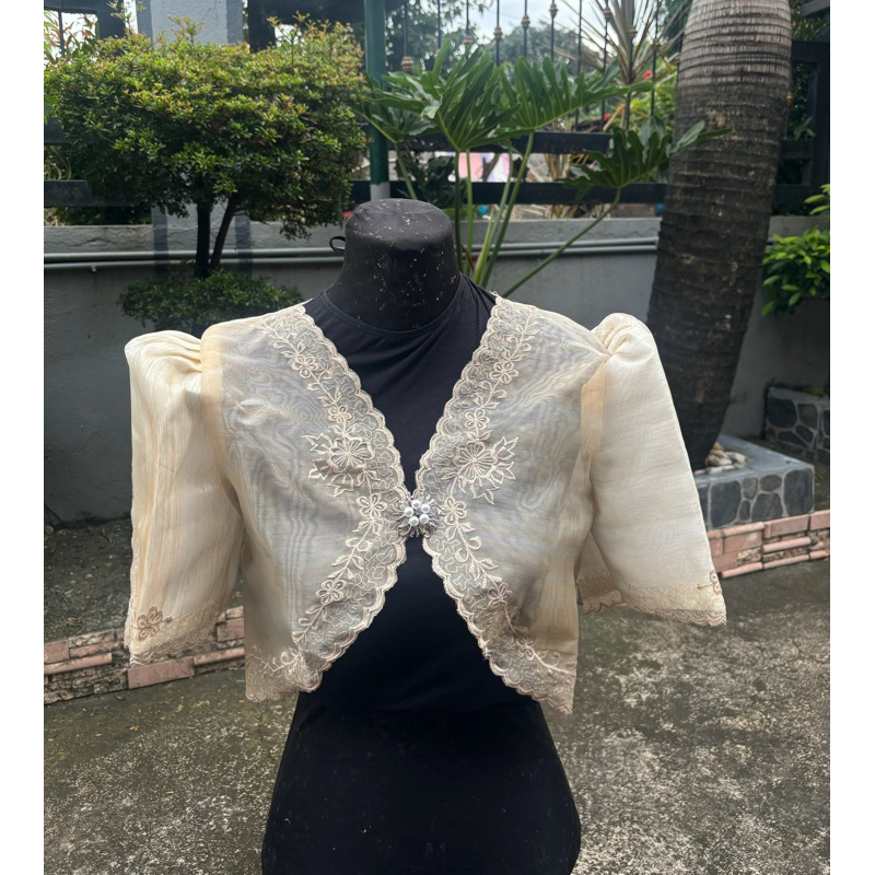 Cream Bolero Burda Curve | Shopee Philippines