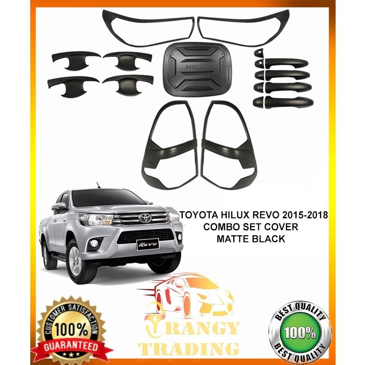Toyota Hilux Revo 2015 to 2018 4X4 Garnish Combo set cover Thailand ...