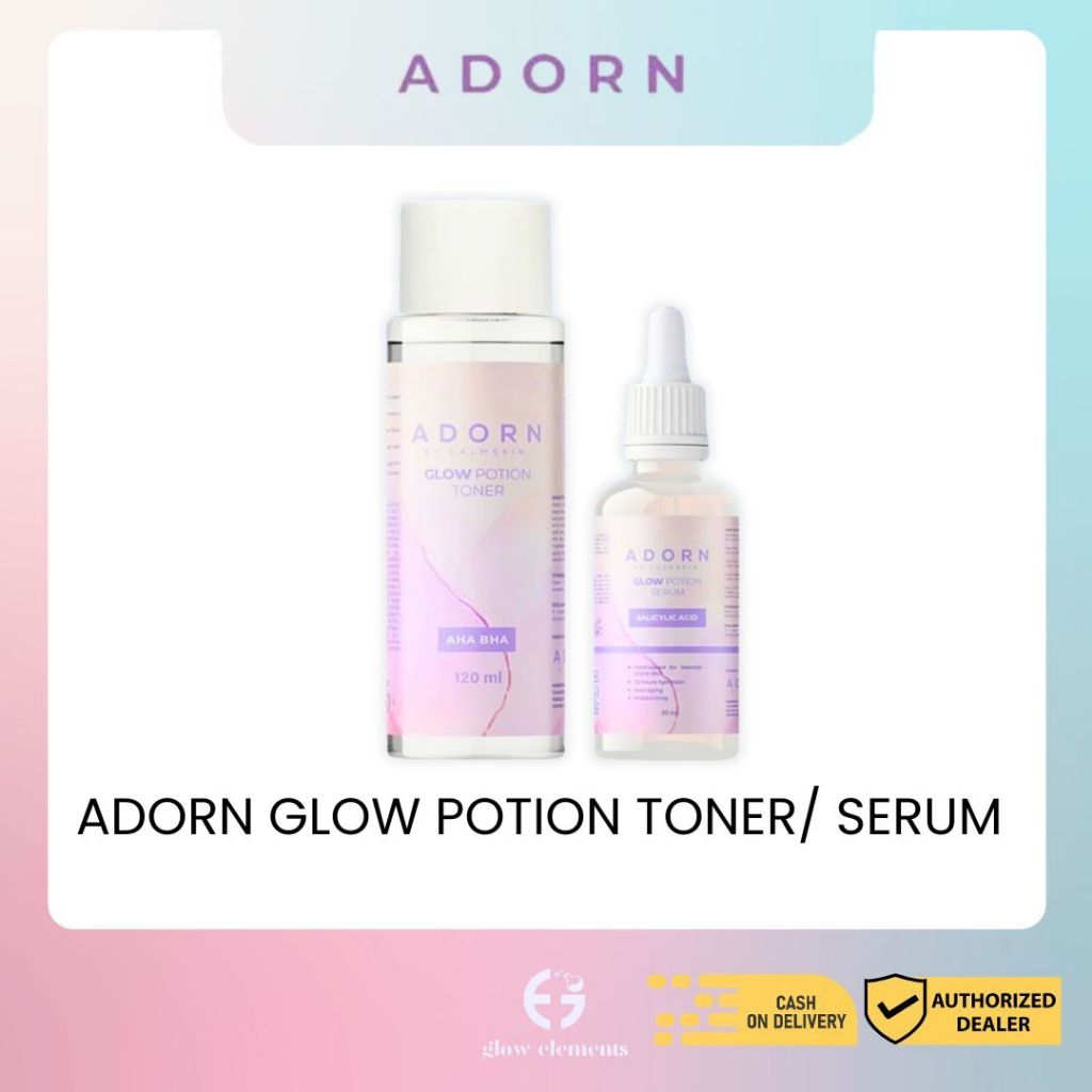 Adorn Glow Potion Toner | Adorn Glow Potion Serum | Shopee Philippines