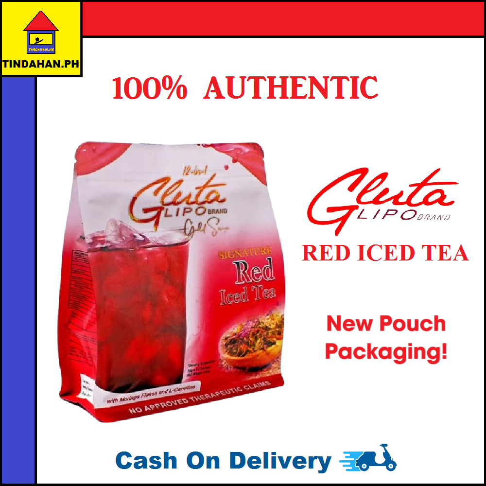 Original Gluta Lipo Red Iced Tea (Signature Gold Series) - New ...