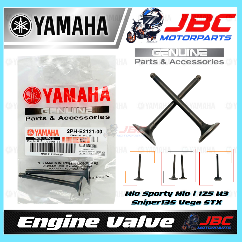 Yamaha Motorcycle Engine Valve Mio Sporty Mio i 125 M3 Sniper135 Vega ...