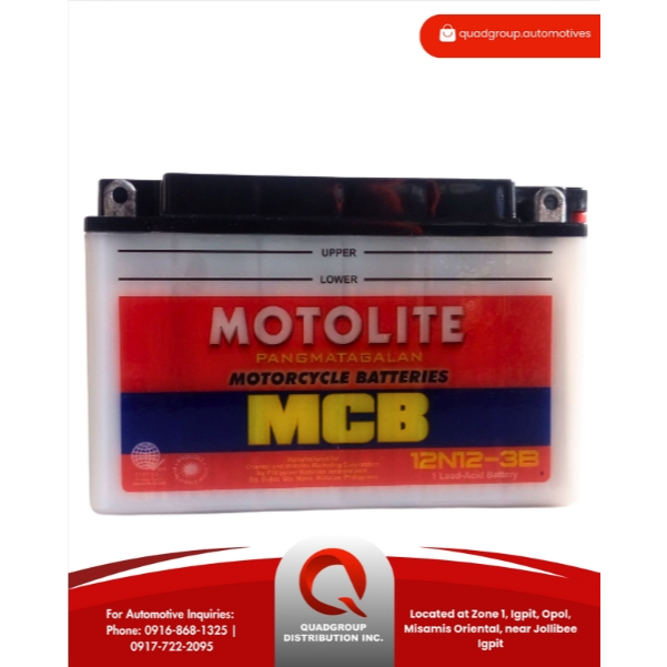 Motolite 12N12-3B LM (SOLUTION NOT INCLUDED) | Shopee Philippines