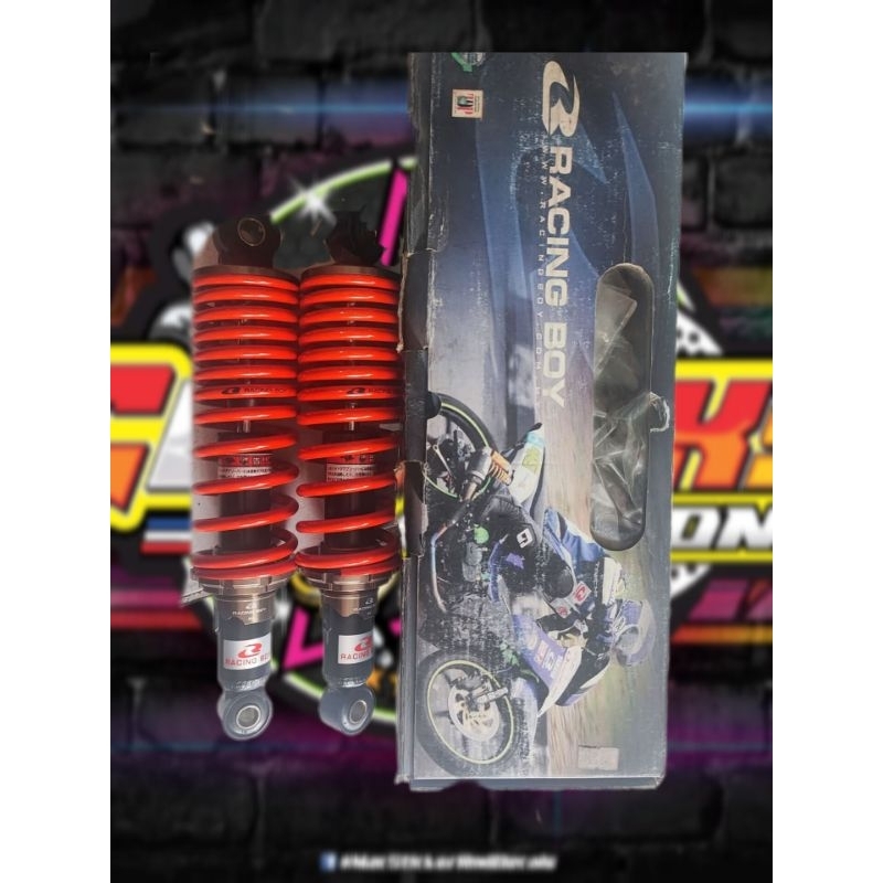 RACING BOY DUAL SHOCK (RARE) FOR WAVE,SHOGUN ETC 275MM | Shopee Philippines