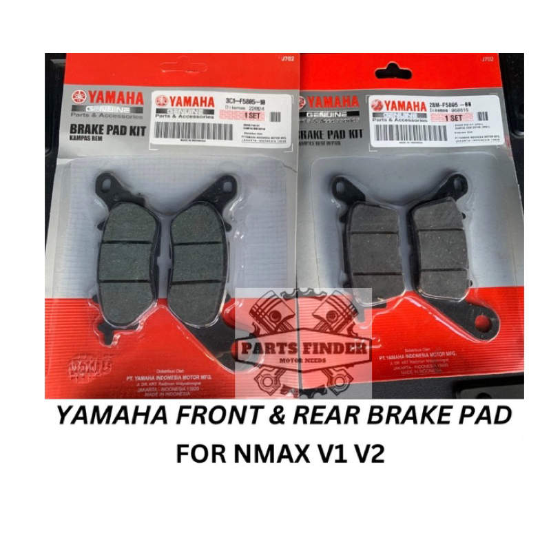 Yamaha Front and Rear Brake Pad for NMAX V1/V2 | Shopee Philippines
