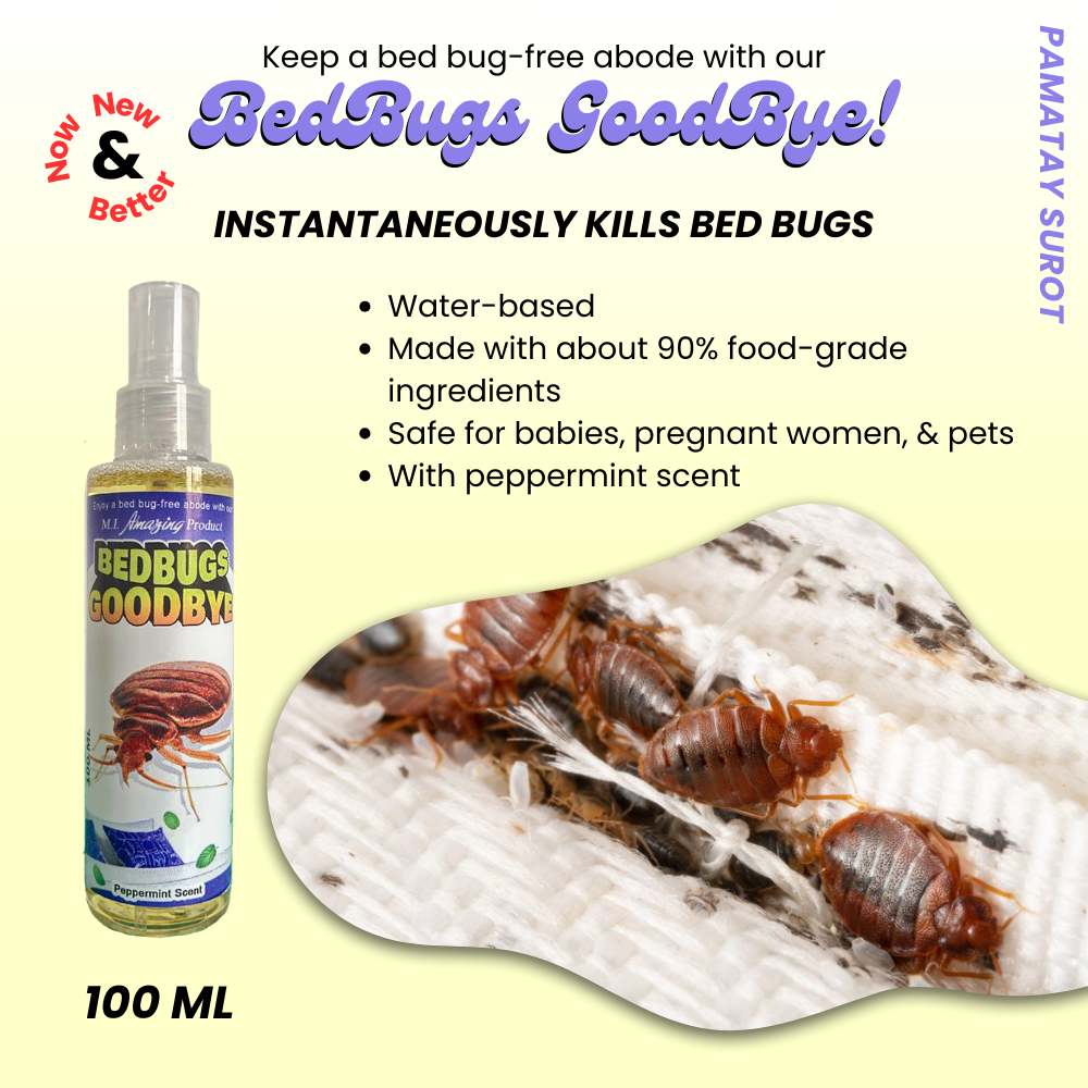 100 ML BedBugs GoodBye / Pamatay Surot / bed bug killer pesticide ...