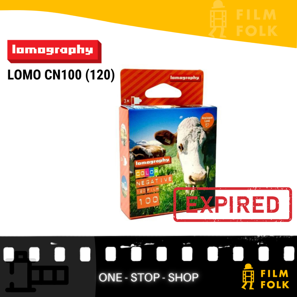 LOMOGRAPHY CN100 (120) - MEDIUM FORMAT FILM - COLORED FILM (EXPIRED ...