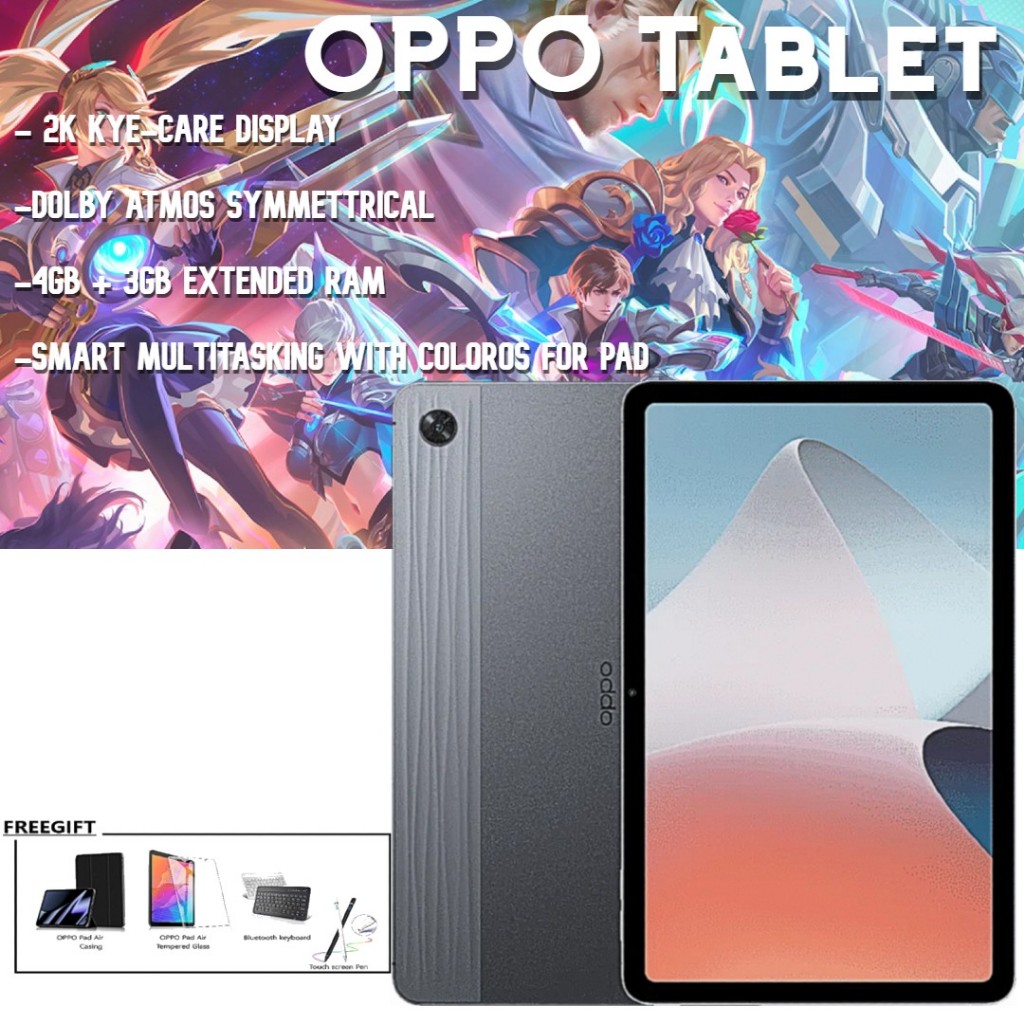 Oppo Pad Dual Sim 11.2 Inches 5G Android 12 Tab [16GB RAM 512GB ROM ...
