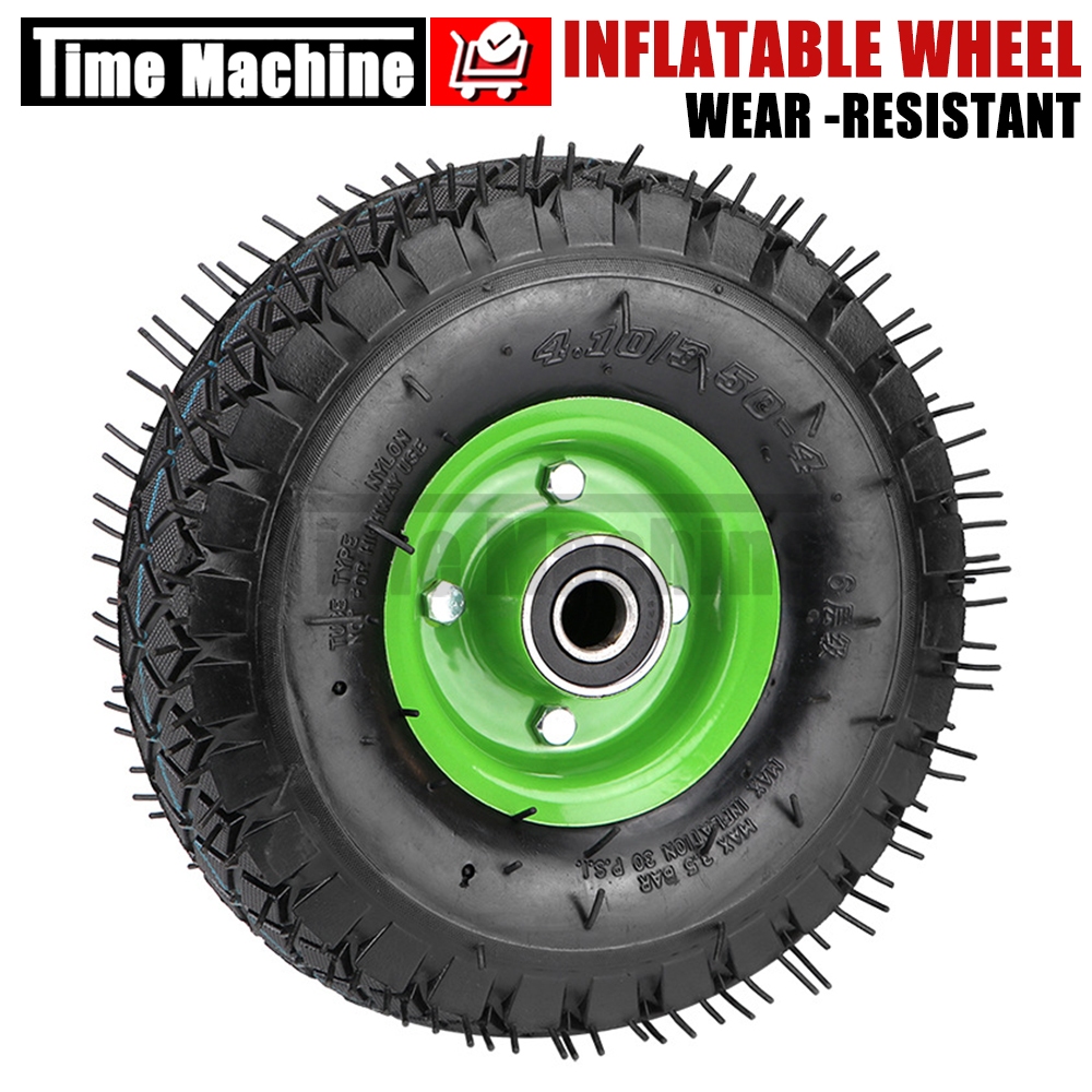 Original 10 Inch 350-4 Inflatable Wheel Heavy Duty Rubber Wheels Wear ...