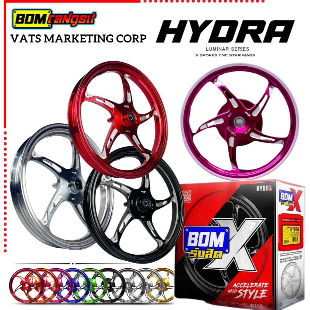 BOM X HYDRA by BOM RANGSIT FOR CLICK 125/150, MIO125/M3/MXI (FREE PITO ...