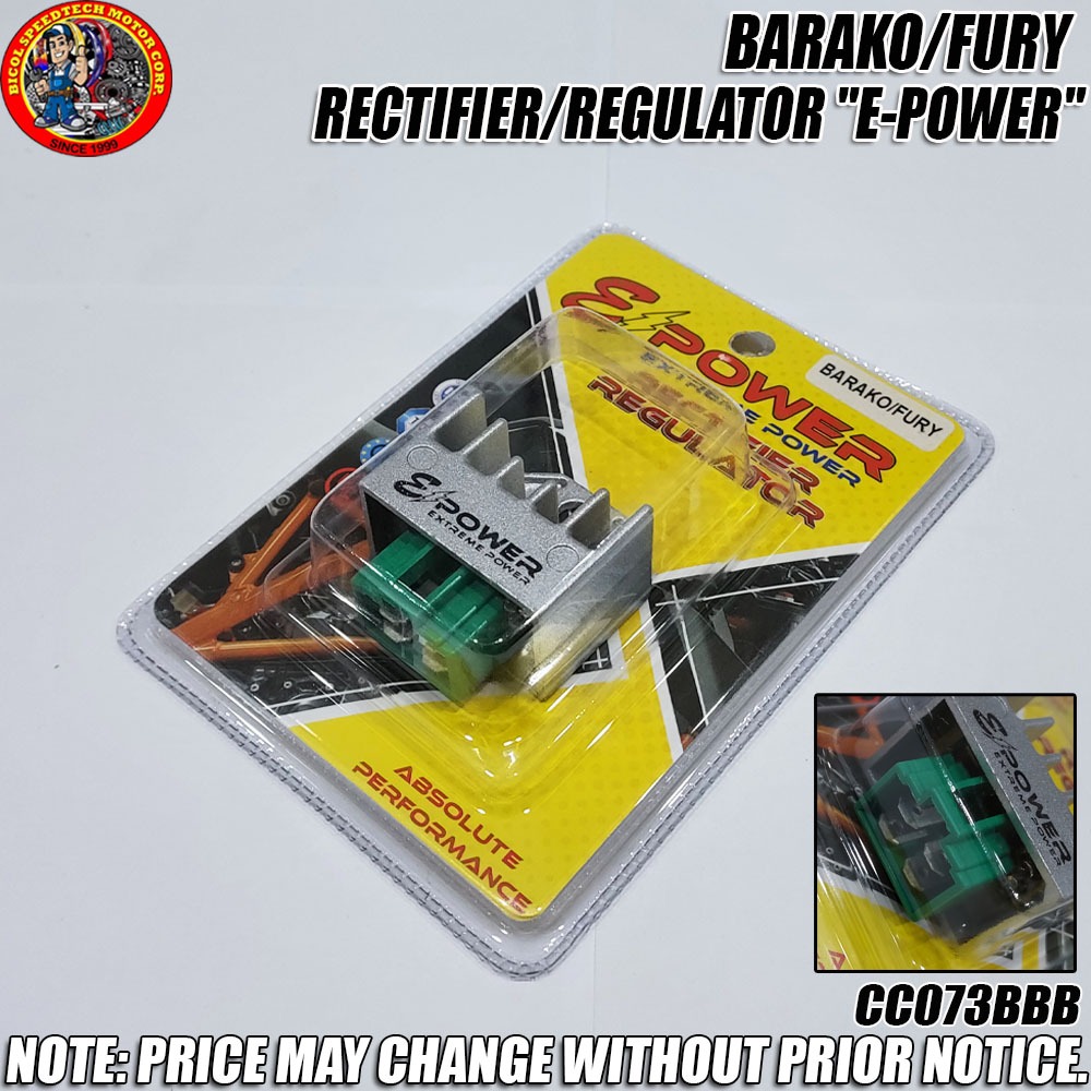 RECTIFIER/REGULATOR "E-POWER" BARAKO/FURY (CC073BBB) | Shopee Philippines