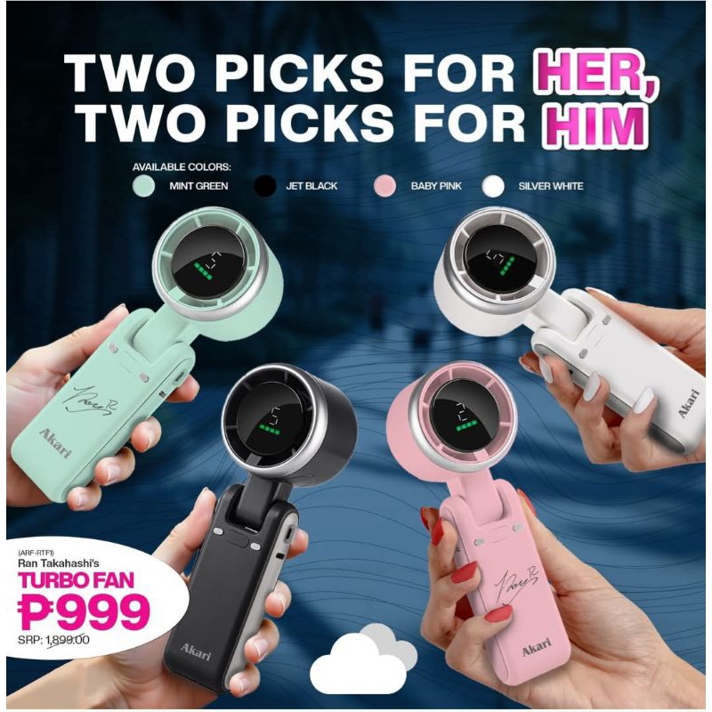 AKARI RECHARGEABLE TURBO FAN 5 SPEED | Shopee Philippines