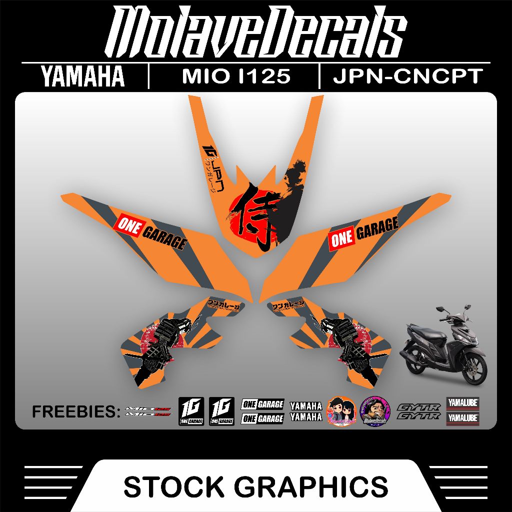 Yamaha Mio i125 OneGarage Japan Concept Orange | Shopee Philippines