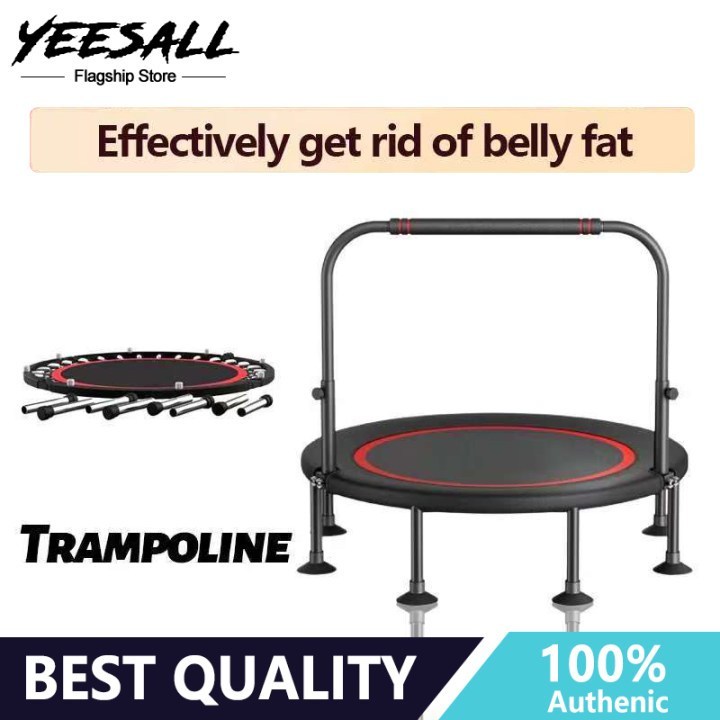 Foldable Indoor Jumping Trampoline Adults 40/45/48/50 Inch with handle ...