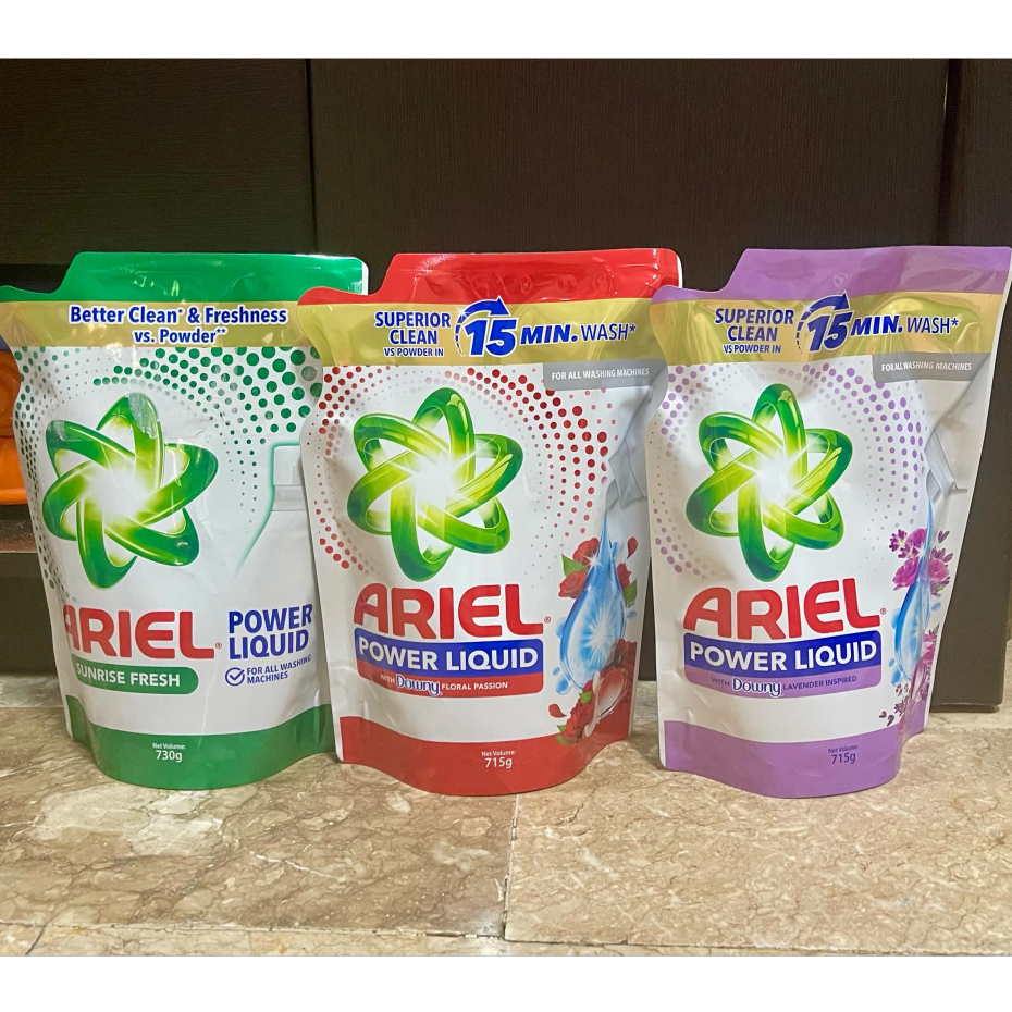 Ariel Liquid Detergent Sunrise Fresh Floral Passion Lavender 715 - 730g Refill | Shopee Philippines