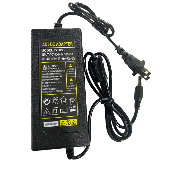 AC/DC ADAPTER 12V 5A GOOD FOR PISOWIFI OR MONITOR ADAPTER | Shopee ...