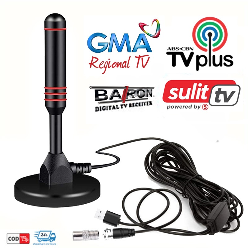 ABS-CBN TV Plus Antenna for Smart TV-Digital & HDTV Indoor/Outdoor ...