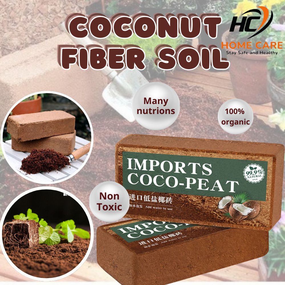 650g Natural Coco peat Block, Organic Eco-Friendly Coco Coir Brick for ...