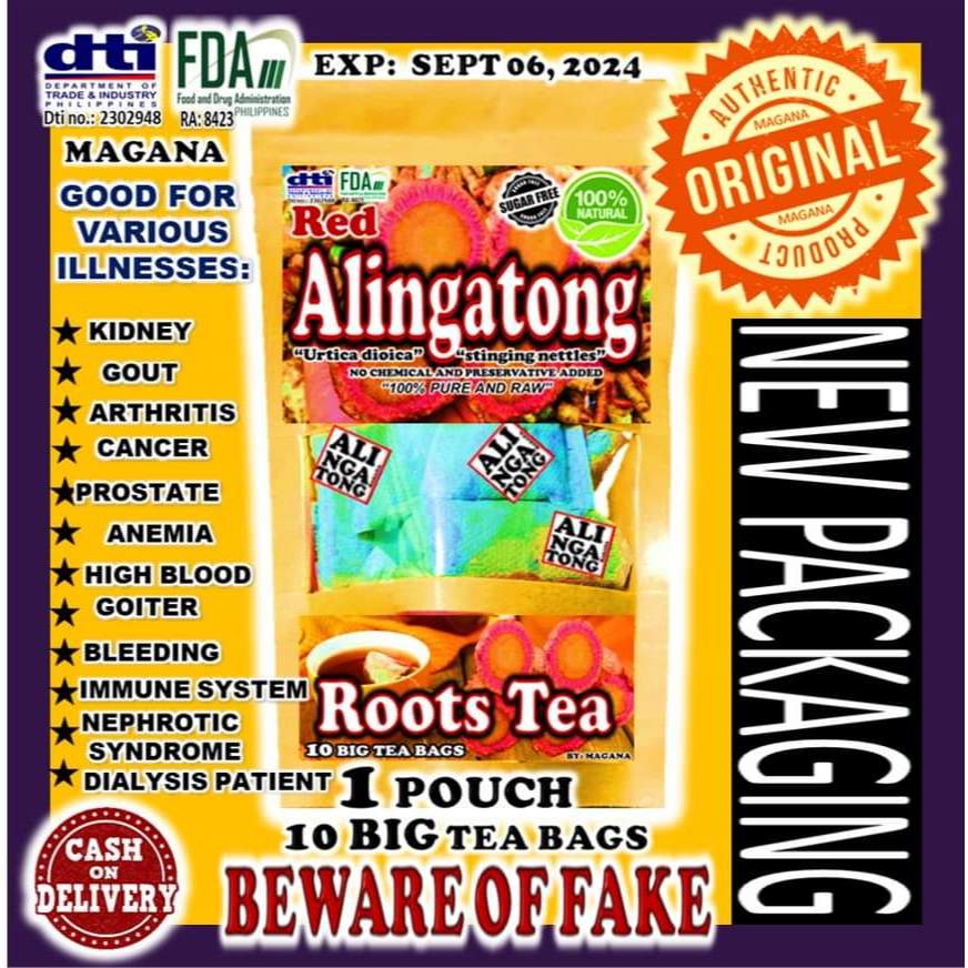 ALINGATONG TEA ORIGINAL MEDICINAL NEW PACKAGING PROMO CASH ON DELIVERY ...