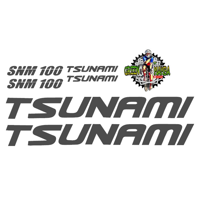 TSUNAMI STICKER SET / STENCIL | Shopee Philippines