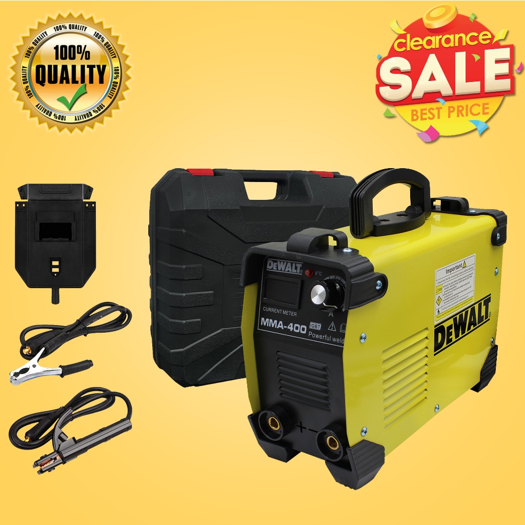 DeWALT MMA-400 Inverter ARC Welding Machine (Case) | Shopee Philippines