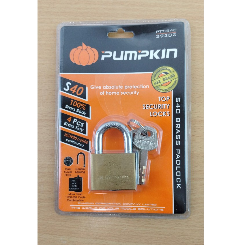 Pumpkin Brass Padlock 40MM (PM39202) | Shopee Philippines